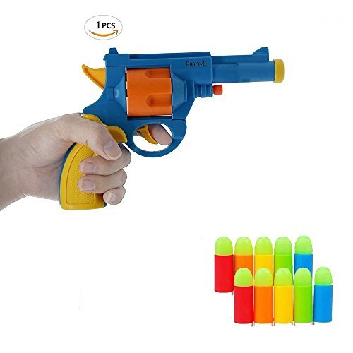 Pinovk 45 ACP British Bull-Dog Revolver Toy Gun with Soft Bullets ...