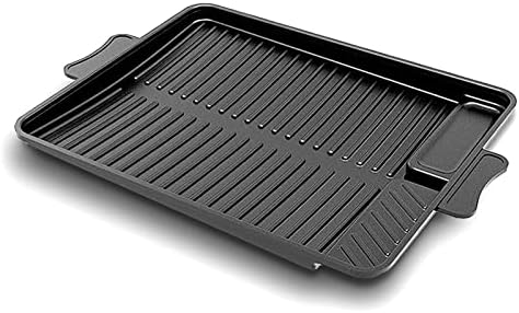 Barbecue Pan,Rectangle Multifunctional Korean Frying Pan Stone Non ...