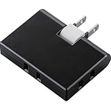 Amazon | エレコム トリプルタップ 3個口 ホワイト T-TR01-2300WH | ELECOM(エレコム) | 電源タップ 通販