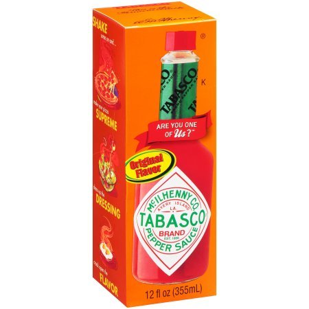 Tabasco Original All Natural Flavor kosher Ingredients Pepper Sauce - 12 oz