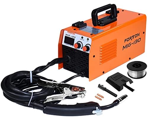 FORTON MIG Welder,Portable Gasless MIG130 IGBT Welder Flux-core Wire ...