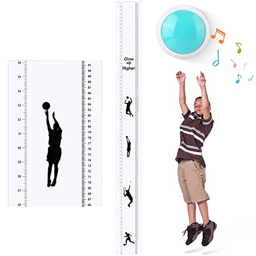 Height Growth Chart for Kids with Touch High Jump Counter, Baby Growth ...