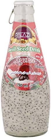 Palazi Lychee Flavour Basil Seed Drink, 290 ml price in UAE | Amazon ...