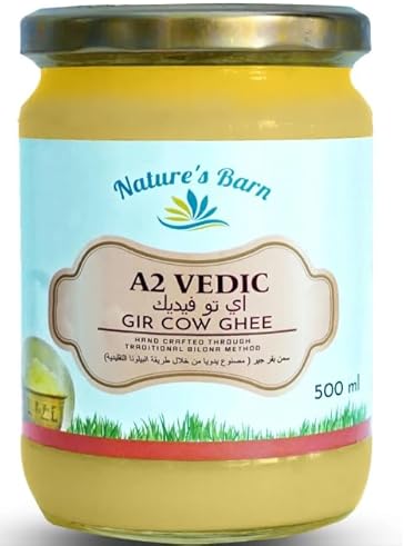 Nature's Barn A2 Vedic Gir Cow Ghee | Traditional Bilona Method Ghee ...