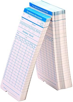 Time Card,90pcs/ Pack Time Cards Timecards Monthly 2-sided 18 * 8.4cm ...