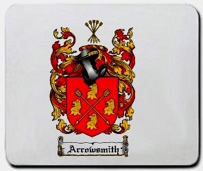 Amazon.com: Arrowsmith Family Shield / Coat of Arms Mouse Pad ...