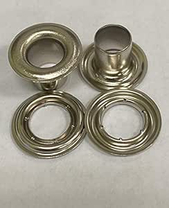 #2 3/8'' Nickel Long Neck Stimpson Grommets Qty 500 [Misc.], Grommets ...