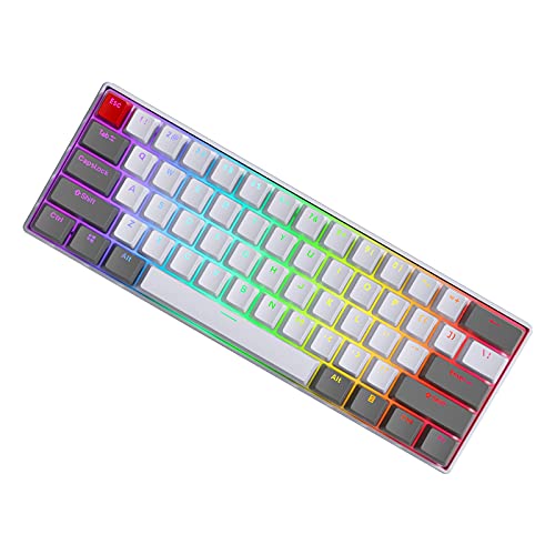 BOYI 61 Mini Mechanical Keyboard,60% Mini RGB PBT Keycap Cherry MX ...