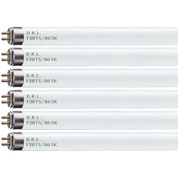 (Pack of 6) F28T5/865 28-Watt T5 Fluorescent Tube 6500K Daylight light ...