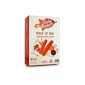 Amazon.com: Ruby Rocket's, Rock-it Red Veggie and Fruit Pops, 10.5 oz ...