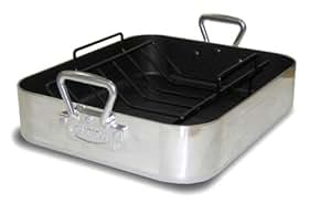 Amazon.com: Oneida Large Non-stick Roasting Pan with Rack: Kitchen & Dining