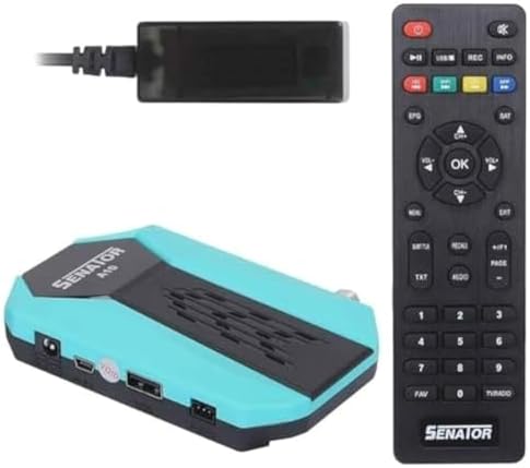 سعر ريسيفر صغير عالي الدقة FHD فول اتش دي مع منفذين A10، أخضر وأسود فى ...