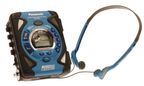 Panasonic RQSW44VA Shockwave Personal AM/FM Cassette Player