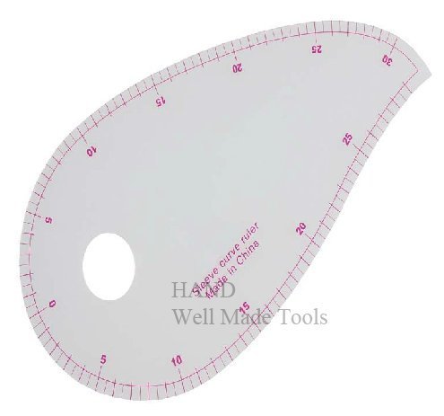 HAND Metric Sleeve Curve, Armhole Ruler, Flexible,No.6460, Creates the ...