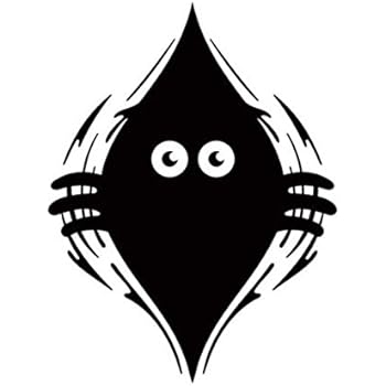 Amazon.com: Peeking Monster Vinyl Decal Window Sticker Car Graphic ...