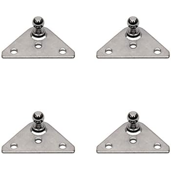 Amazon.com: 10MM Ball Stud Bracket for Gas Spring/Prop/Strut (6 Pack ...