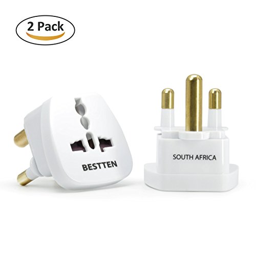 International Plug Adapter for South Africa, Lesotho, Namibi