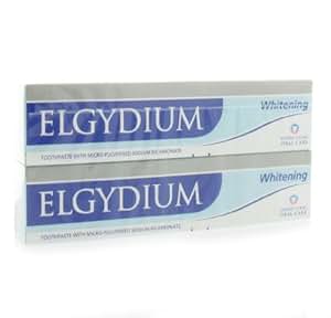 Amazon.com: Elgydium Whitening Toothpaste with Bicarbonate Lot De 2x75 ...