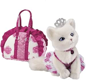 Amazon.com: Barbie Pets Blissa (Kitten) with Floral Ruffle Bag and ...