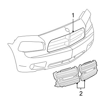Amazon.com: Mopar Performance 5182064AA MOPAR Grille: Automotive