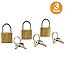Amazon.com: Tiny Mini Brass Padlocks with Black Plastic Cover Ideal for ...