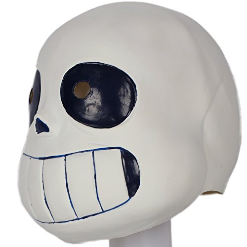 Undertale Sans Helmet Deluxe Latex Full Head Mask Halloween - Want It All