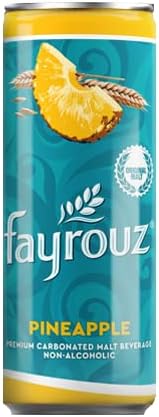 Fayrouz Non-Alcoholic Malt Beverage with Pineapple Flavor - 330 ml ...