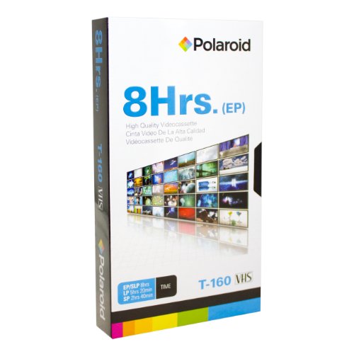 Polaroid PRT160P0001 PRO-VHS T-160 8-Hour Professional Grade - Import ...