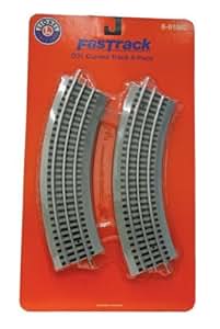 Amazon.com: Lionel LNL681862 O-31 FasTrack Curve (4): Toys & Games