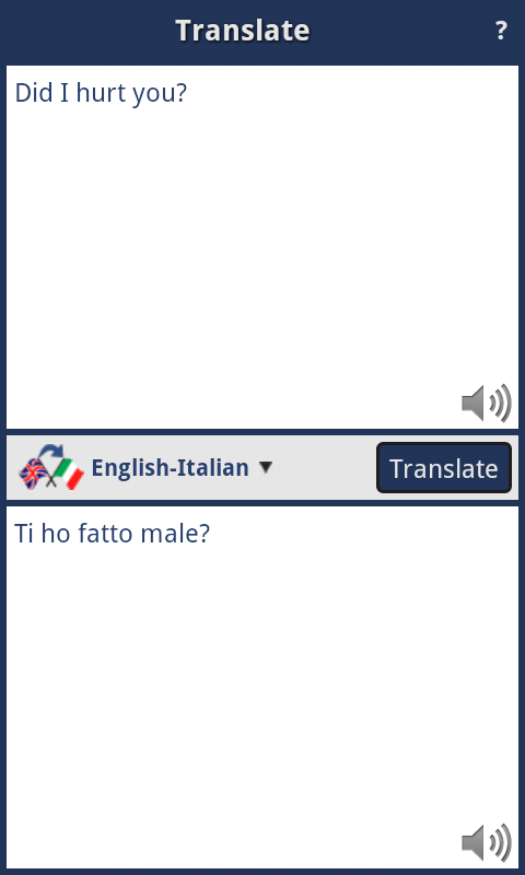 Italian-English Translator (Offline):Amazon.com:Appstore for Android