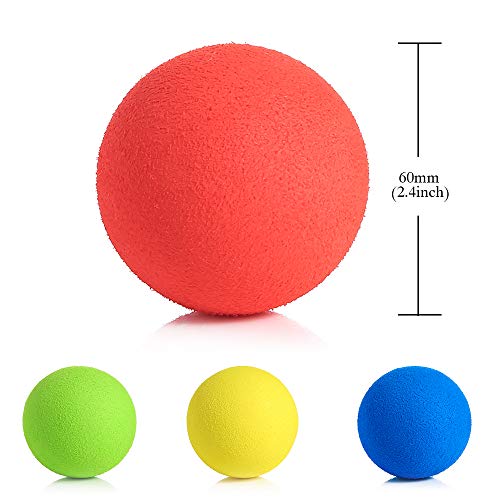 Pllieay 12 Pieces 2.4 Inch Soft Foam Balls Lightweight Mini Indoor Toys ...