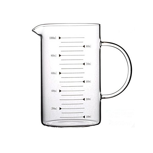 Borosilicate Glass Measuring Cup with Spout 1000ml | Pricepulse