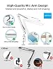 White Microphone Arm Desk Mount for Wave/Blue Yeti/Snowball/Hyperx ...