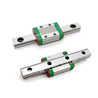 2Pcs MGN15 800mm 31.50in Miniature Linear Rail Guide 4Pcs MGN15C Carriage Block for 3D Printer ...