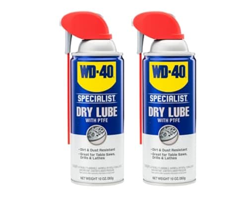 WD-40 Specialist Dry Lube with Smart Straw Sprays 2 Ways, Twin Pack ...