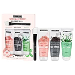 Amazon.com : Freeman Face Mask Exotic Blends Variety Pack, Pore ...