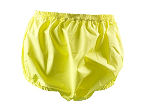 Haian Adult Incontinence Pull-on Plastic Pants 3 Pack (Large, Yellow ...
