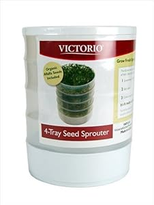 Amazon.com: Victorio VKP1014 4-Tray Kitchen Seed Sprouter: Kitchen & Dining