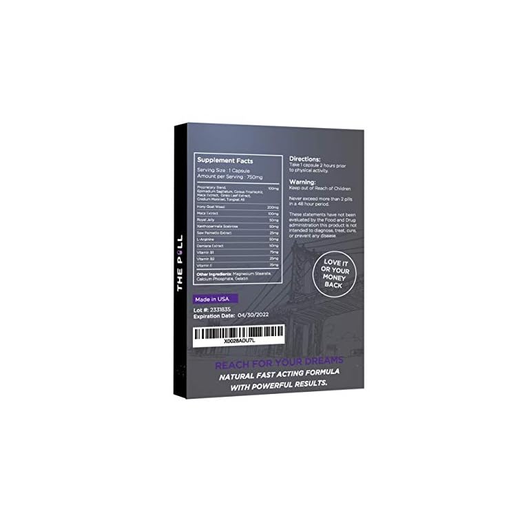 THE PILL That Never Sleeps, Fast Acting Male Amplifier for Strength ...