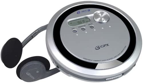 Amazon.com: GPX PORTABLE CD PLAYER WITH 60 SECOND ASP AND DIGITAL AM/FM ...