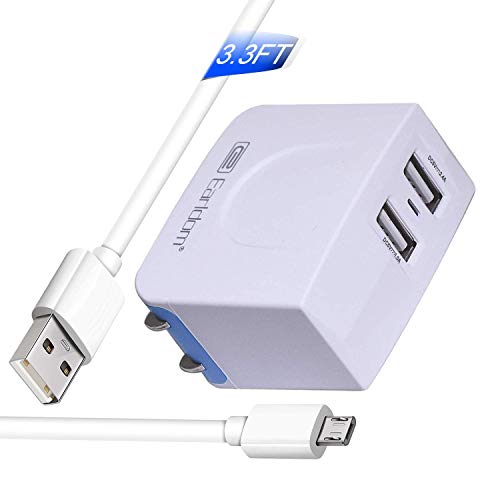 Buy USB Wall Charger Compatible Vestel Venus V3 5070 5" and More, JULAM ...