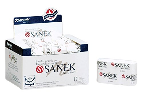 Buy SANEK Neck Strips, 60 Count (Pack of 6) Online at Lowest Price in ...