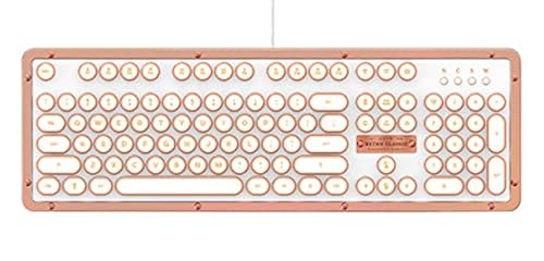 Azio Retro Classic USB (Posh) - USB Wired Leather Vintage Backlit ...