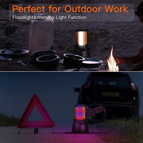 BUYSIGHT Rechargeable spotlight,Spot lights hand held large flashlight ...