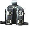 Back Dual Sword Shoulder Harness - Leather Double Sword Back Strap with ...