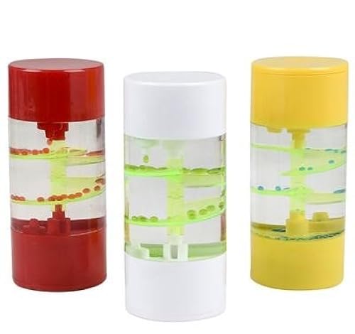 Liquid Motion Spiral Timer Toy for Sensory Play, Relaxing Repetitive ...