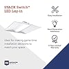Lithonia Lighting STAKS 2X4 ALO6 SWW7 2 ft. x 4 ft. LL Stack LED Lay-in ...