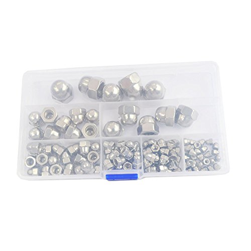 Hex Acorn Cap Nut Hexagon Decorative Cover Semicircle Dome Nuts Metric Threaded M3 M4 M5 M6 M8 ...