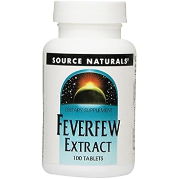 Amazon.com: Source Naturals Feverfew Extract, 100 Tablets: Health ...