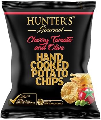 Hunter Foods Hand Cooked Cherry Tomato and Olive Flavor Potato Chips 25 ...